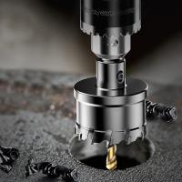 China 76mm TCT Boring Bit | Heavy-Wall Cylinder for HVAC and Fire Suppression Mains for sale