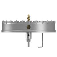 China 165mm TCT Boring Bit  Gyroscopic Balanced Cylinder For Architectural Metal Facades for sale