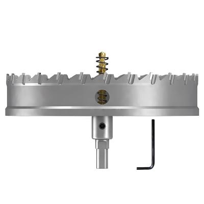 China 165mm TCT Boring Bit  Gyroscopic Balanced Cylinder For Architectural Metal Facades for sale