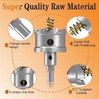 China 165mm TCT Boring Bit  Gyroscopic Balanced Cylinder For Architectural Metal Facades for sale