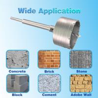 China Deep-Wall 3-Inch Brick Hole Cutter | Heavy-Duty 220mm Arbor for Commercial Plumbing for sale