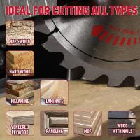 China Professional 6.5 Inch ATB Woodworking Blade | 60-Tooth Crosscut Cutter for Melamine & Trim for sale