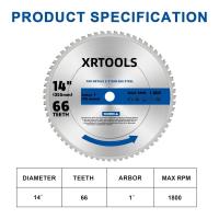 China 355mm Heavy-Duty Wood Saw Blade | Deep-Cut 66T Blade for Radial Arm Saws (1