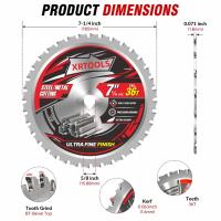 China 185mm  Tct Circular Saw Blades 36T 5/8in Arbor Tct Blade Sharpening for sale