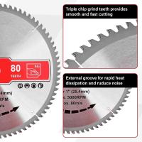 China 12 Inch TCT Saw Blades Heat Distortion 80 Teeth Multi Material Tct Blade for sale