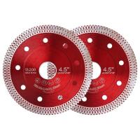 China Professional 4-1/2 Inch Tile Blade | 1.4mm Chip-Free Turbo Rim for Ceramic & Granite for sale