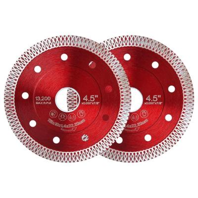China Professional 4-1/2 Inch Tile Blade | 1.4mm Chip-Free Turbo Rim for Ceramic & Granite for sale