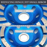 China Professional 4-1/2 Inch Double Row & Turbo Grinding Wheel | 5mm Diamond Segment for sale