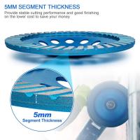 China Professional 7-Inch Continuous Turbo Grinder | 3mm Thick Core Surface Prep Wheel for sale