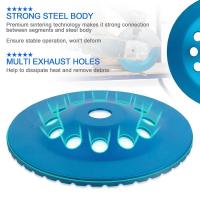 China Professional 7-Inch Continuous Turbo Grinder | 3mm Thick Core Surface Prep Wheel for sale