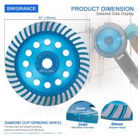 China Professional 7-Inch Continuous Turbo Grinder | 3mm Thick Core Surface Prep Wheel for sale
