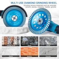China Professional 7-Inch Continuous Turbo Grinder | 3mm Thick Core Surface Prep Wheel for sale