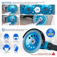China Professional 7-Inch Continuous Turbo Grinder | 3mm Thick Core Surface Prep Wheel for sale