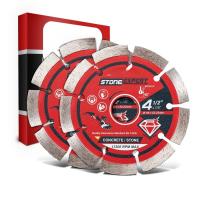 China Segment 4-1/2 Inch Sintered Diamond Saw Blades Dry Cutting With Cold Press for sale