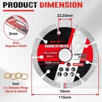 China Professional 4-1/2 Inch Crack Chaser Blade | 1/4