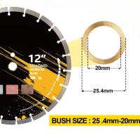 China Professional 12-Inch Cold-Pressed Blade | Anti-Undercut Drop Segment for Gas Saws for sale