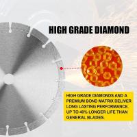 China Professional 12-Inch Cold-Pressed Blade | Anti-Undercut Drop Segment for Gas Saws for sale