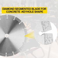 China Professional 16-Inch Walk-Behind Blade | Laser-Welded Sandwich Core for Cured Concrete for sale