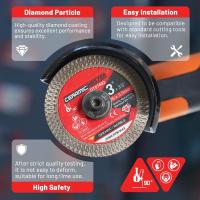 China 5 Inch Turbo Premium Diamond Blade for Masonry, Wet / Dry Cutting for sale