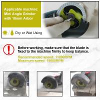 China 76mm Concrete & Brick Saw Blade | Hot-Pressed Aggressive Turbo (20,300 RPM) for sale