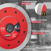 China Professional 4-Inch Continuous Rim Blade | Zero-Chip Plunge Cut for Ceramic for sale