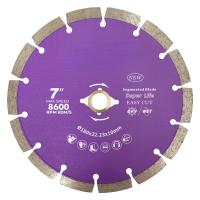 China 180mm Handheld Tile Saw Blade | Hot-Pressed J-Slot Continuous Rim (7/8