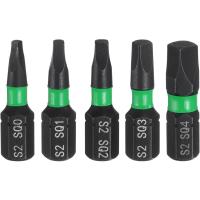 China Professional SQ0-SQ4 Screwdriver Bits | Shock-Resistant S2 Alloy (1/4