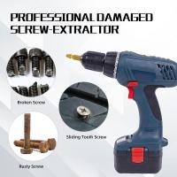 China Industrial Damaged Screw Extractor Set | 6-Piece HSS 4341 Stripped Screw Remover for sale