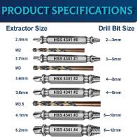 China Heavy-Duty Stripped Screw Extractor Set | Deep-Bore Solution for Sheared Fasteners for sale