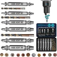 China Heavy-Duty Stripped Screw Extractor Set | Deep-Bore Solution for Sheared Fasteners for sale