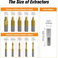 China Professional 22-Piece Damaged Screw Extractor Set | Titanium Plated HSS System for sale