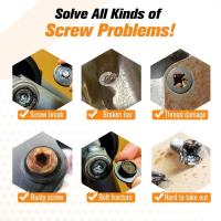 China Professional 22-Piece Damaged Screw Extractor Set | Titanium Plated HSS System for sale