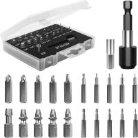 China 22-Piece Raw Steel Broken Screw Out Kit | Zero-Coating Maximum Bite (Sizes 1-10) for sale