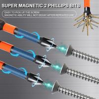 China Heavy-Duty 4-Inch Phillips #2 Power Bits | Deep-Clearance Impact Driver Set for sale