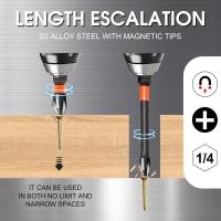 China Heavy-Duty 4-Inch Phillips #2 Power Bits | Deep-Clearance Impact Driver Set for sale