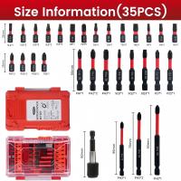 China Heavy-Duty 35-Piece Impact Driver Master Set | Shock-Absorbing S2 Alloy (1/4