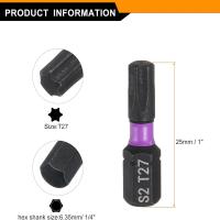 China Heavy-Duty S2 Alloy T27 Power Bit | Anti-Strip CNC Machined Star Drive for sale