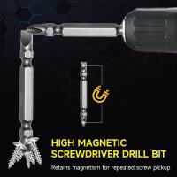 China Industrial 65mm Double-Ended Bit | PH2 & SL6 (Flathead) S2 Steel Power Bit for sale