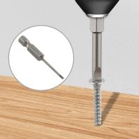 China Industrial 50mm SL1.6 Slotted Impact Bit | Heavy-Duty 8mm Flathead Power Bit for sale