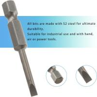 China Heavy-Duty 4.0mm Flathead Driver | Precision Cabinetry & Fixture Slotted Bit (1/4