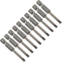 China Heavy-Duty 4.0mm Flathead Driver | Precision Cabinetry & Fixture Slotted Bit (1/4