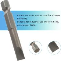 China Professional 2-Inch Heavy-Duty Flathead | Automotive & HVAC S2 Steel Insert Bit for sale