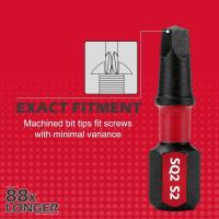 China Heavy-Duty SQ2 Pocket-Hole Bit | 25mm High-Torque Assembly Tool (1/4