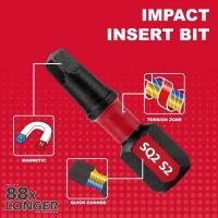 China Heavy-Duty SQ2 Pocket-Hole Bit | 25mm High-Torque Assembly Tool (1/4
