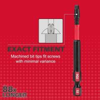 China Professional High-Concentricity SQ2 Power Bit | Optimal Stand-Off Robertson Driver for sale