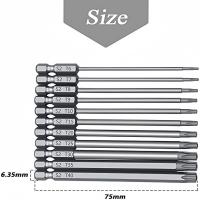 China Professional 3-Inch Long Torx Bit Set | Scaled-Diameter Star Bits (T6 to T40) for sale