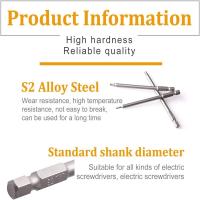 China Professional 3-Inch Long Torx Bit Set | Scaled-Diameter Star Bits (T6 to T40) for sale
