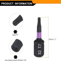China Heavy-Duty T7 Star Driver Bit | High-Wear Nitrided Finish (1/4