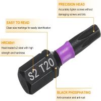 China High-Wear T20 Torx Power Bit | Anti-Friction Star Drive Set (1/4
