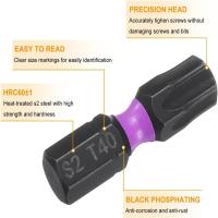 China High-Torque T40 Power Bit | Anti-Shatter Automotive Torx Drive (1/4